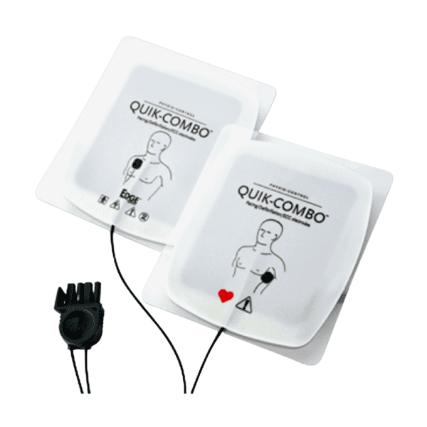 Physio-Control EDGE System Electrodes with QUIK-COMBO Connector – One ...