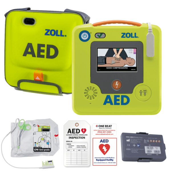 Recertified ZOLL AED 3 Wi-Fi Connected Defibrillator | One Beat Medical