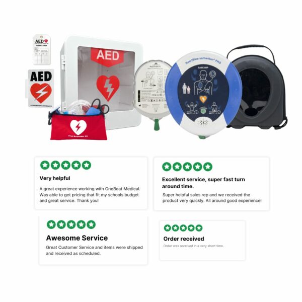 Complete AED Package - Small Business Bundle (Recertified) | One Beat ...